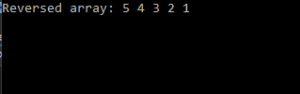 Reverse A Given Integer Array Using Loop - DEV FOR GOOD